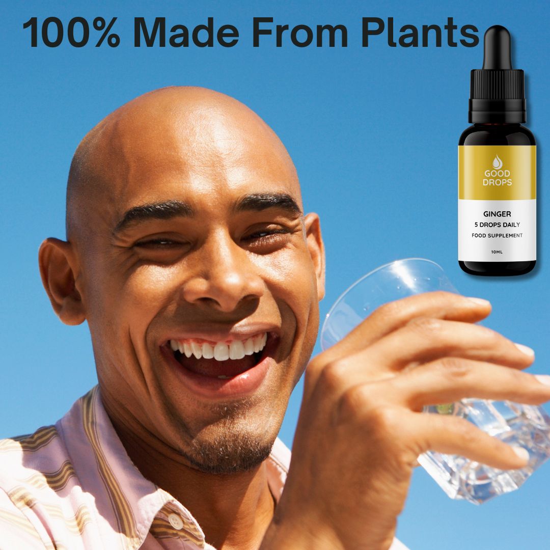Good Drops Ginger 10ml Water Soluble Supplements – Good Shots